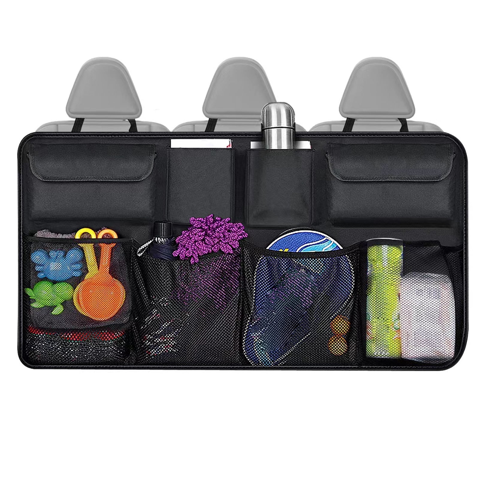 Leather Vehicle Trunk Storage Bag With Multiple Ventilated Compartments ...