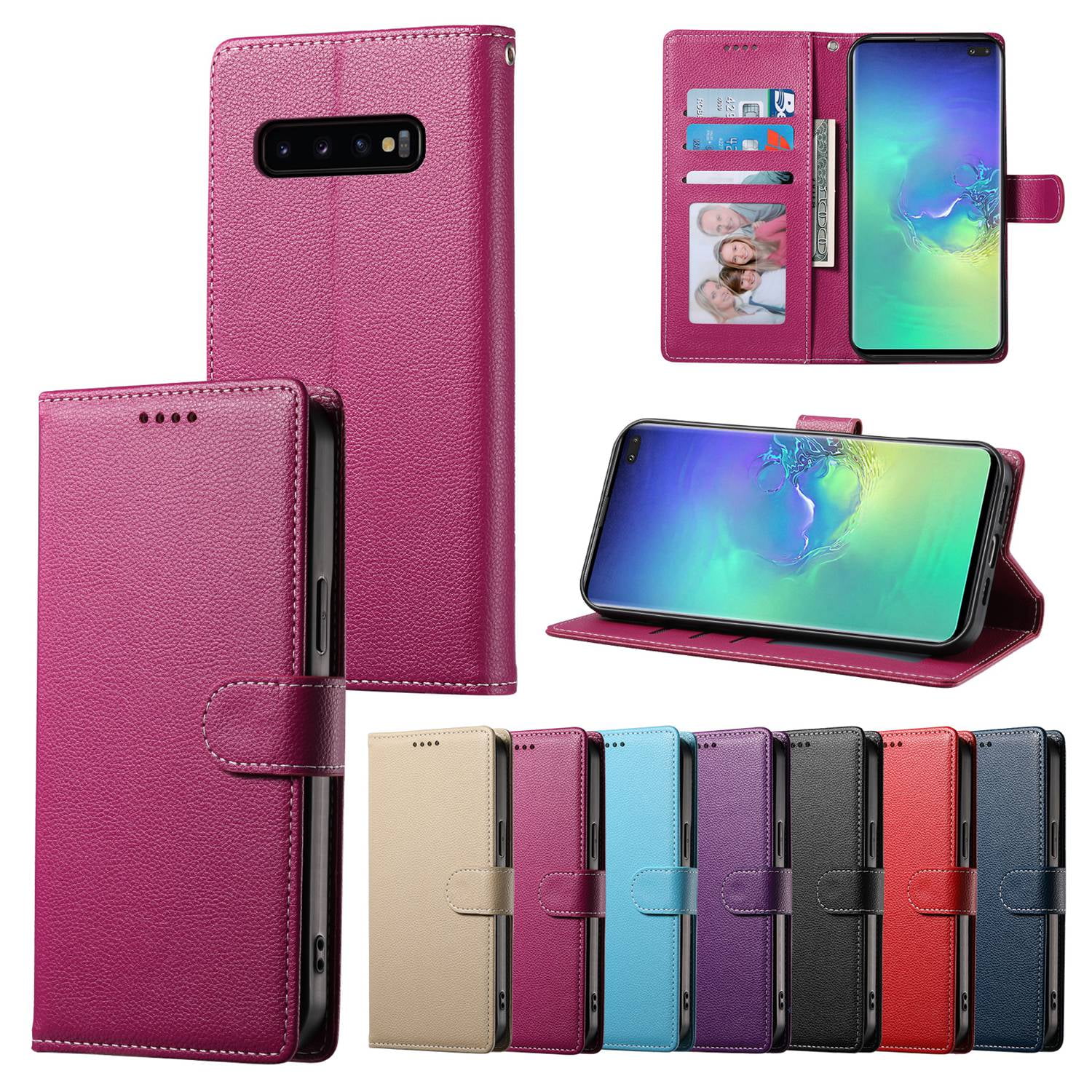 Leather Wallet Phone Case For Motorola Edge 50 Fusion 5G G Play 4G 2024 ...