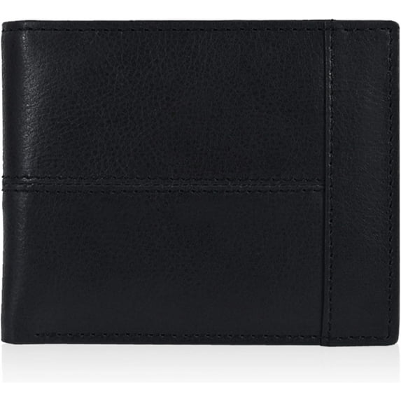 Leather Wallet for Men - Bifold Wallets with 9 Credit Cards 1 ID Window ...