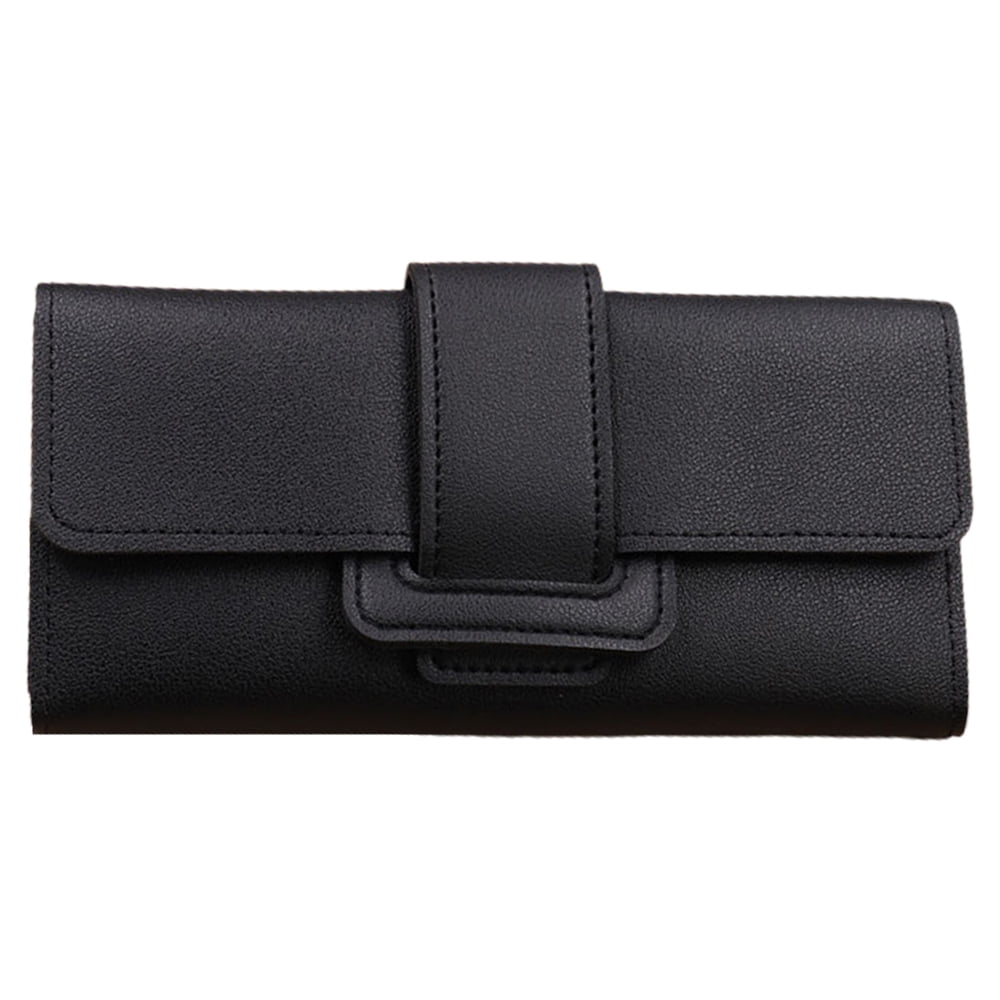 Leather Wallets for Women - RFID Blocking Checkbook Wallet with Credit ...
