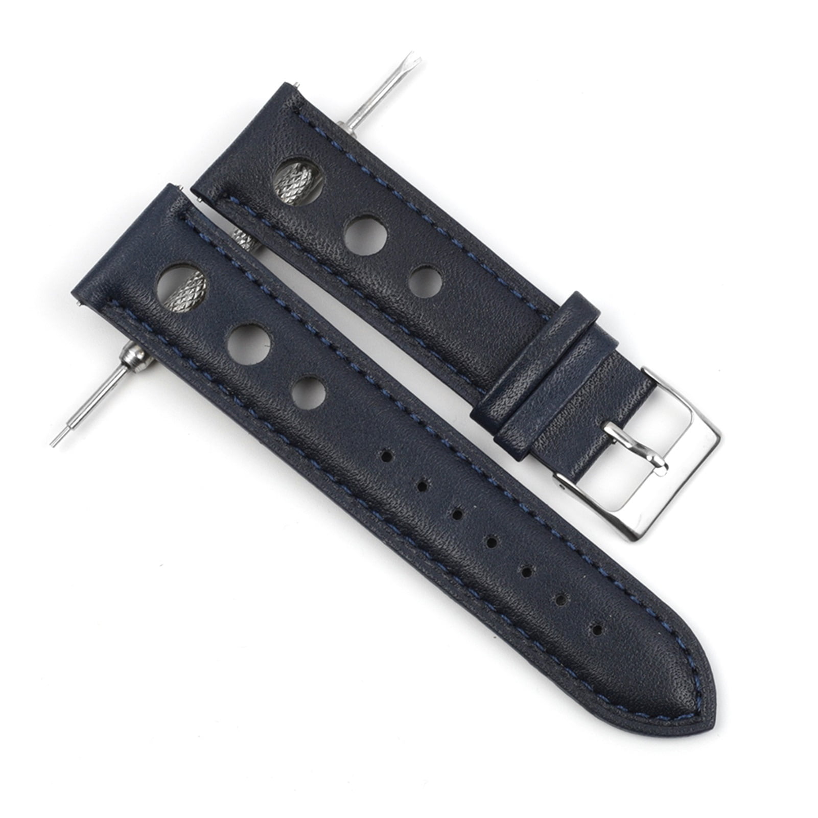 Leather Watch Band Straps 18mm 20mm 22mm 24mm Black Brown Coffee ...