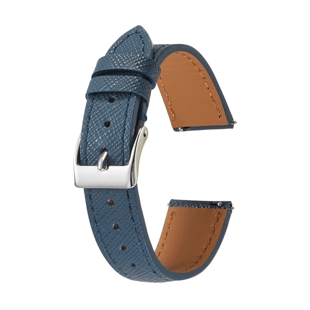 Leather Watchband 18mm 20mm 22mm Slim Watch Strap Quick Release Soft ...
