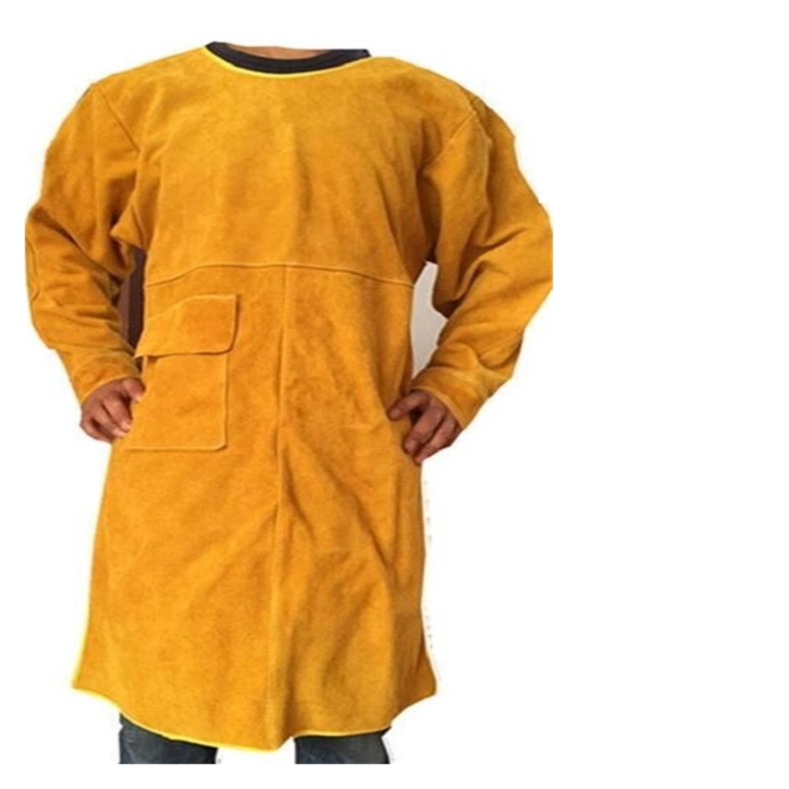 Leather Welder Welding Clothing Flame Retardant Overalls Apron Metal ...