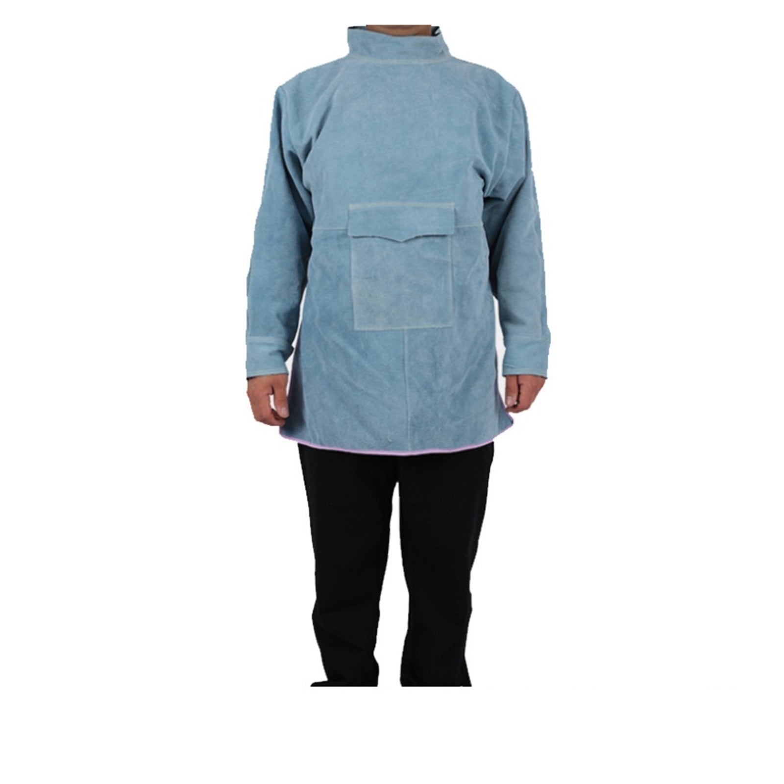 Leather Welding Apron With Sleeve,Welding Jacket Leather Apron Long ...