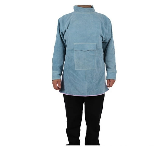 Leather Welding Apron With Sleeve,Welding Jacket Leather Apron Long ...