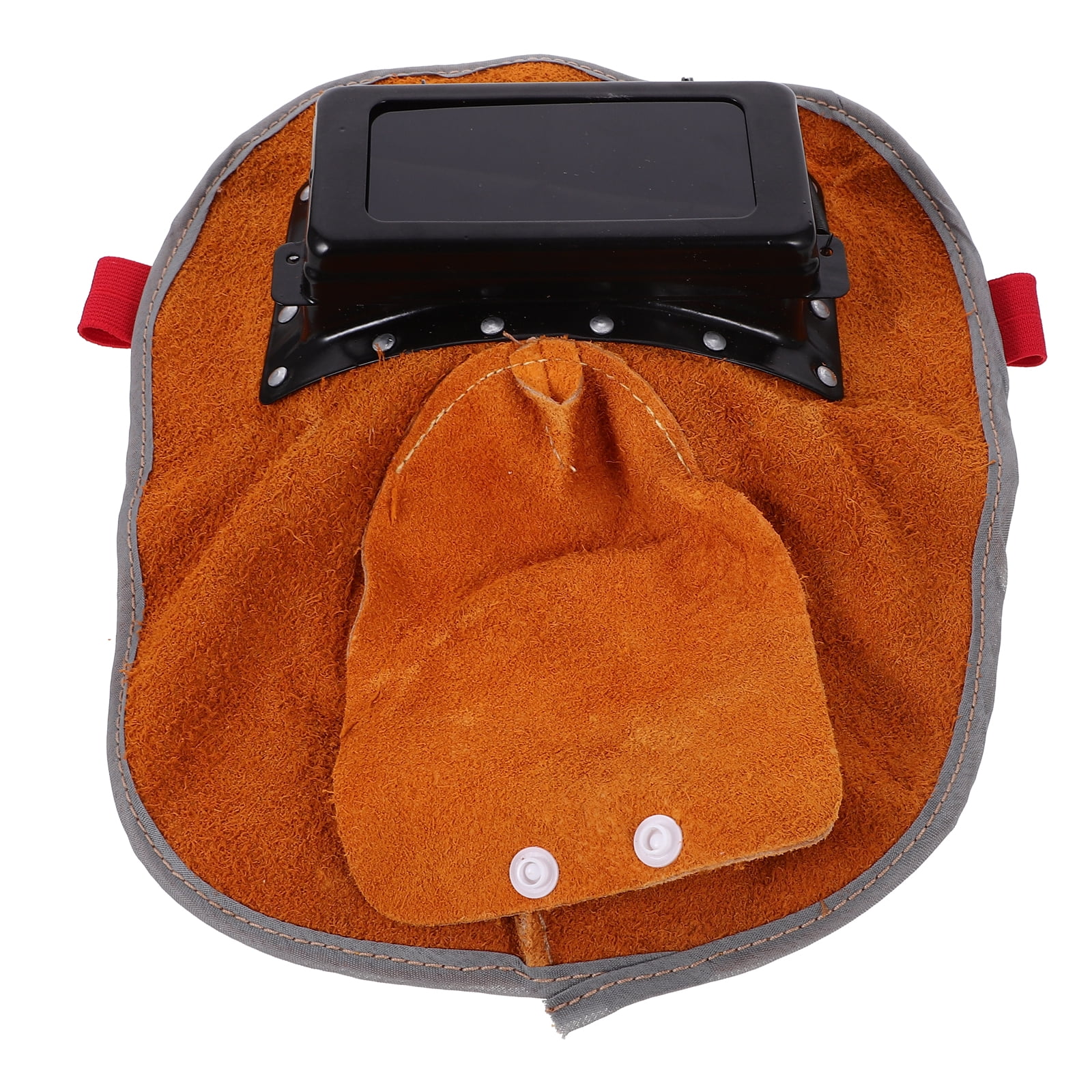 Raindrops Leather Welding Hood with Lens Fully Automatic Adjustable ...