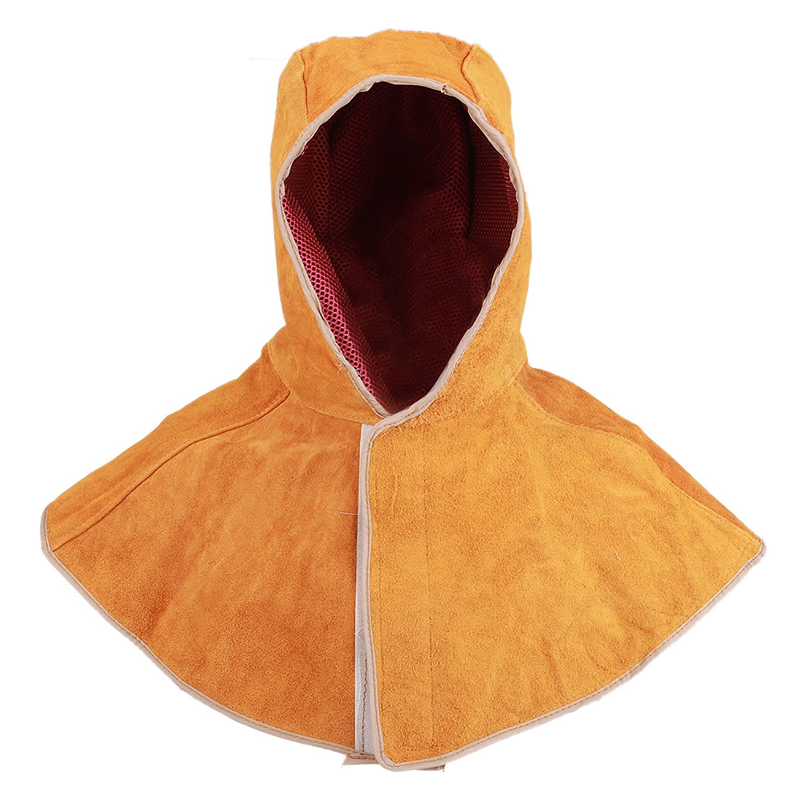 Leather Welding Hood, Welding Neck Protector, Cowhide Split Leather ...
