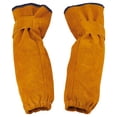 Leather Welding Work Sleeves 16 inch Heat Flame Resistant Arm ...