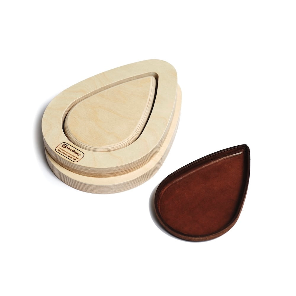 Leather Wet Mold DIY, Teardrop 4.5" x 7.5" Leather Tray, 3 pc Set ...