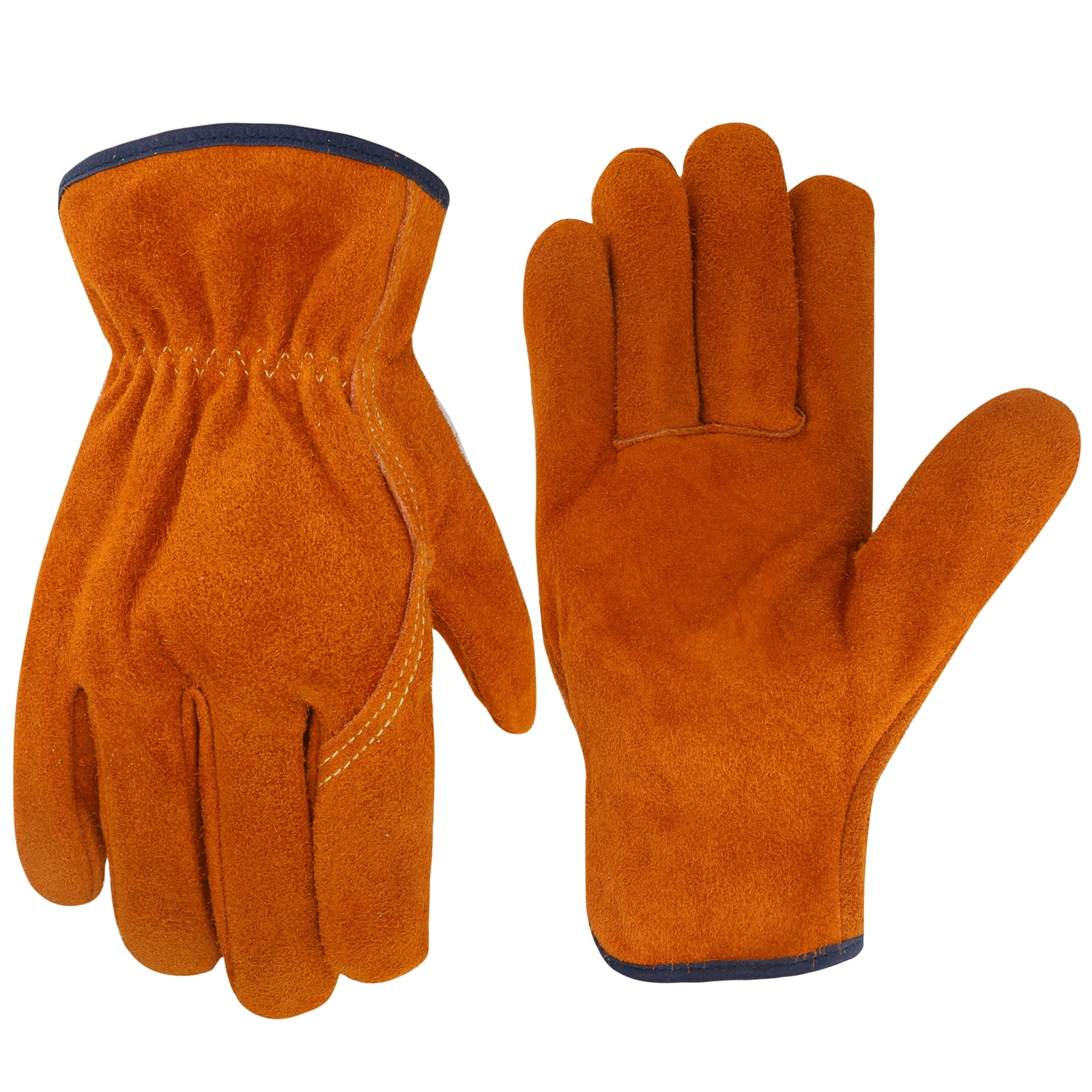 Leather Work Gloves for Men Women, Mens Leather Working Gloves ...