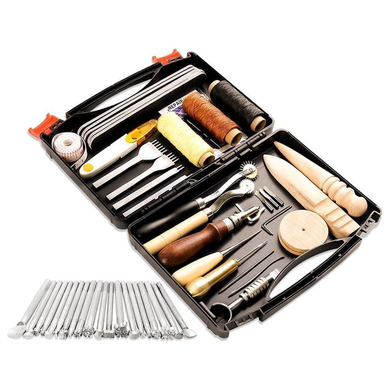 Leather Working Kit Leather, Sewing Accessories, Stitching Punching ...