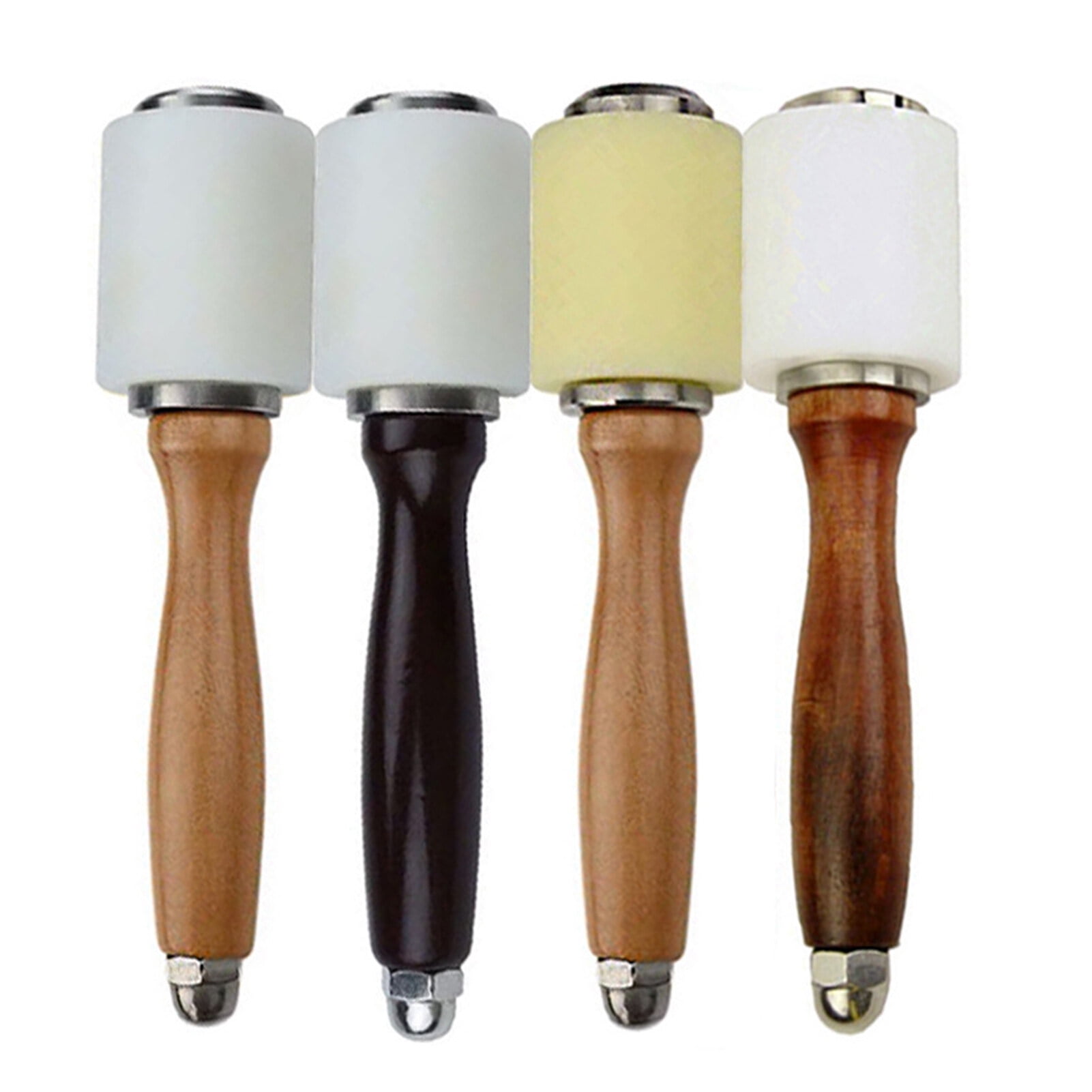 Leather Working Wooden Handle Nylon Hammer 12-ounce Woodcarvers Mallet ...