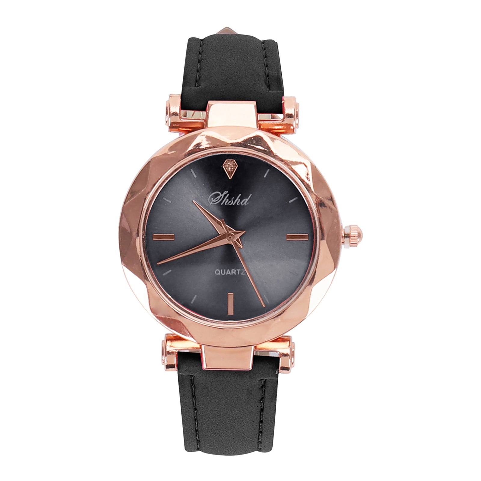 Leather Wristwatch Casual Watch Watches with Leather Bands Analog Women ...