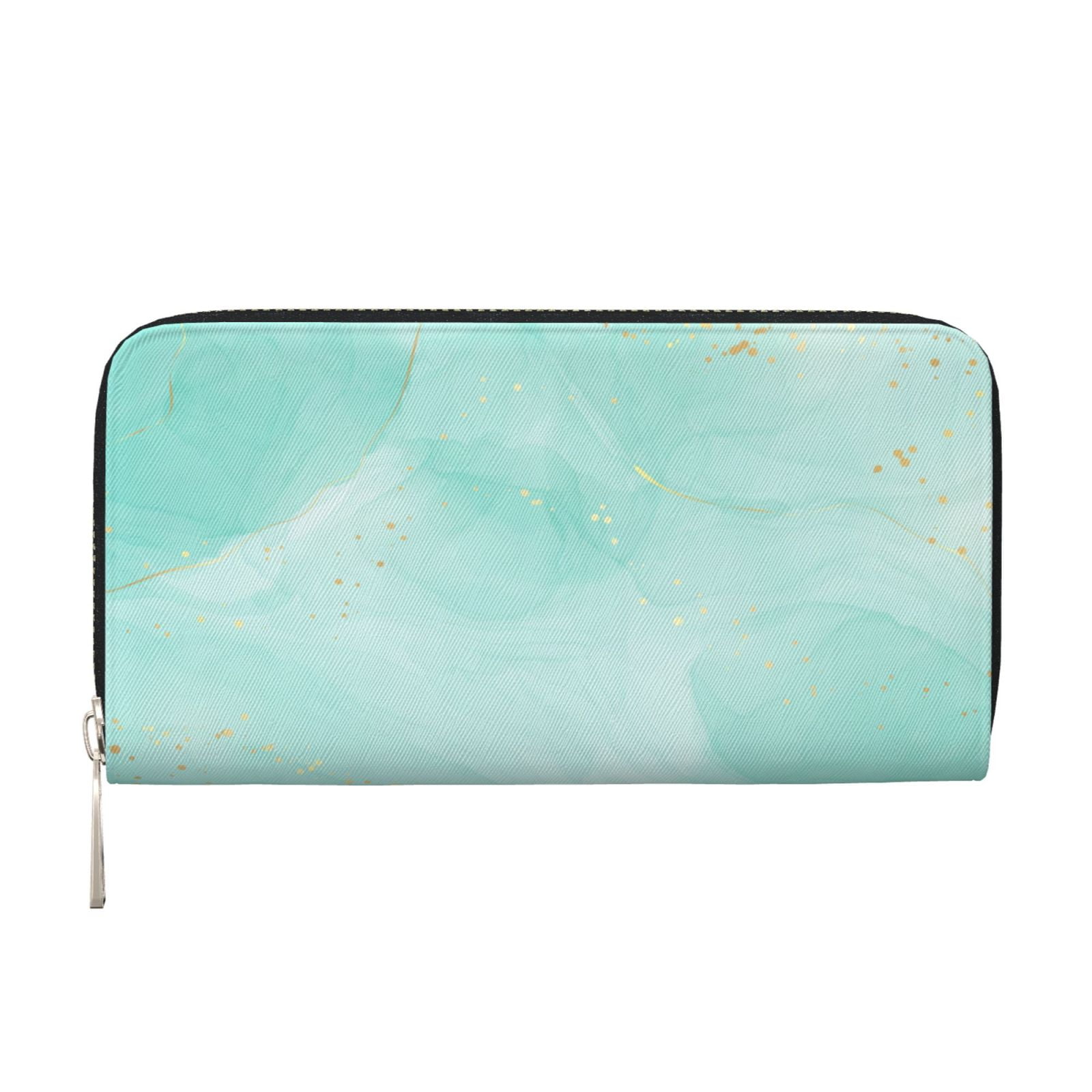 Leather Zipper Pocket Hand Wallet For Women And Men Travel Leather ...