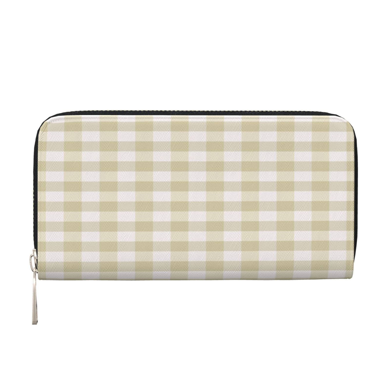 Leather Zipper Pocket Hand Wallet For Women And Men Travel Leather ...