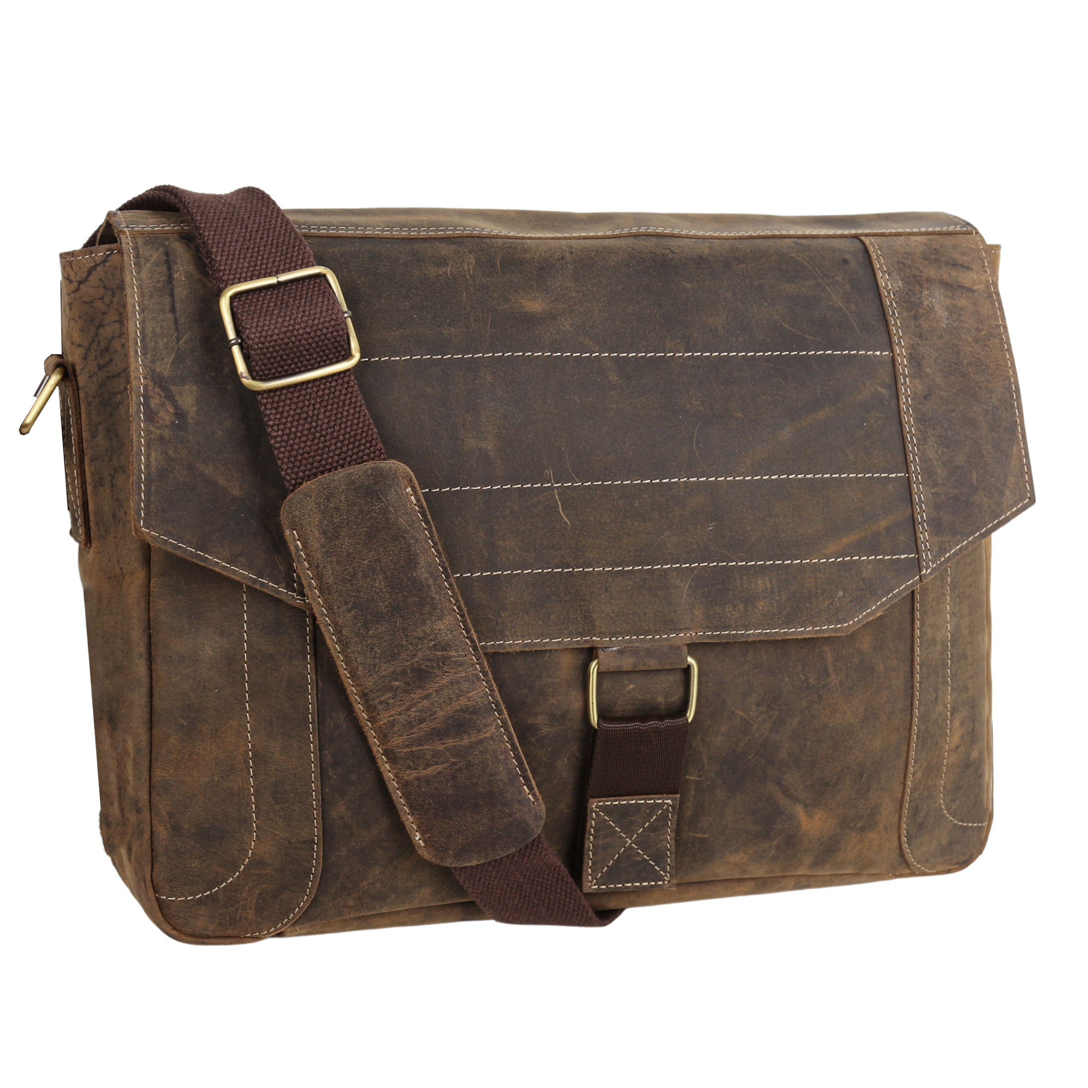 Leather briefcases 15 Inch Laptop Messenger Bags for Men and Women Best ...
