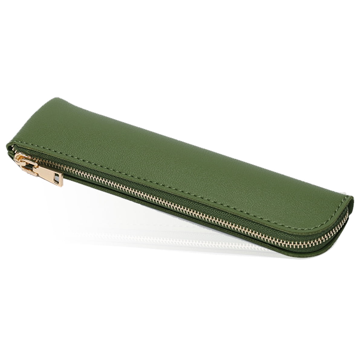 Leather pencil case, Pen bag, Small pencil case for adults, Pen, Pencil ...