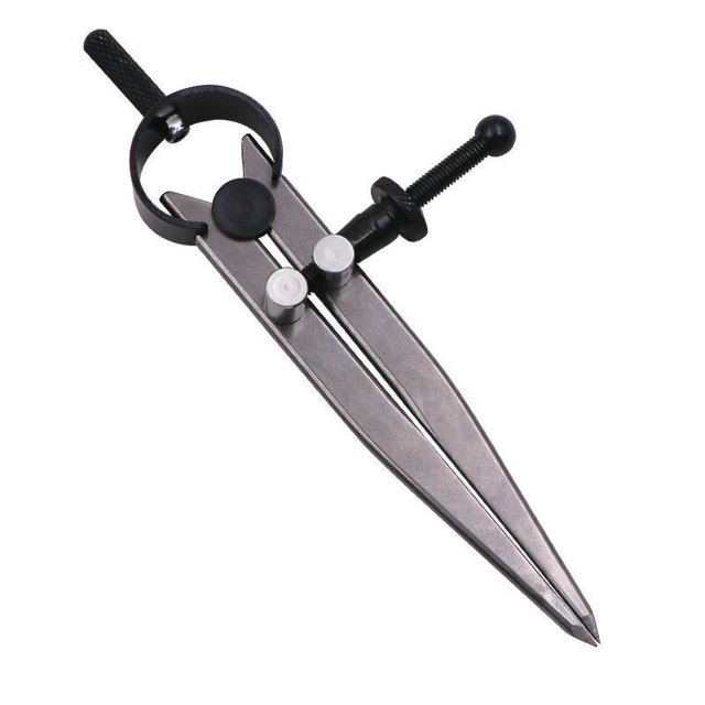 Leather spacing gauge quick adjustment metal drawing line gauge edge ...