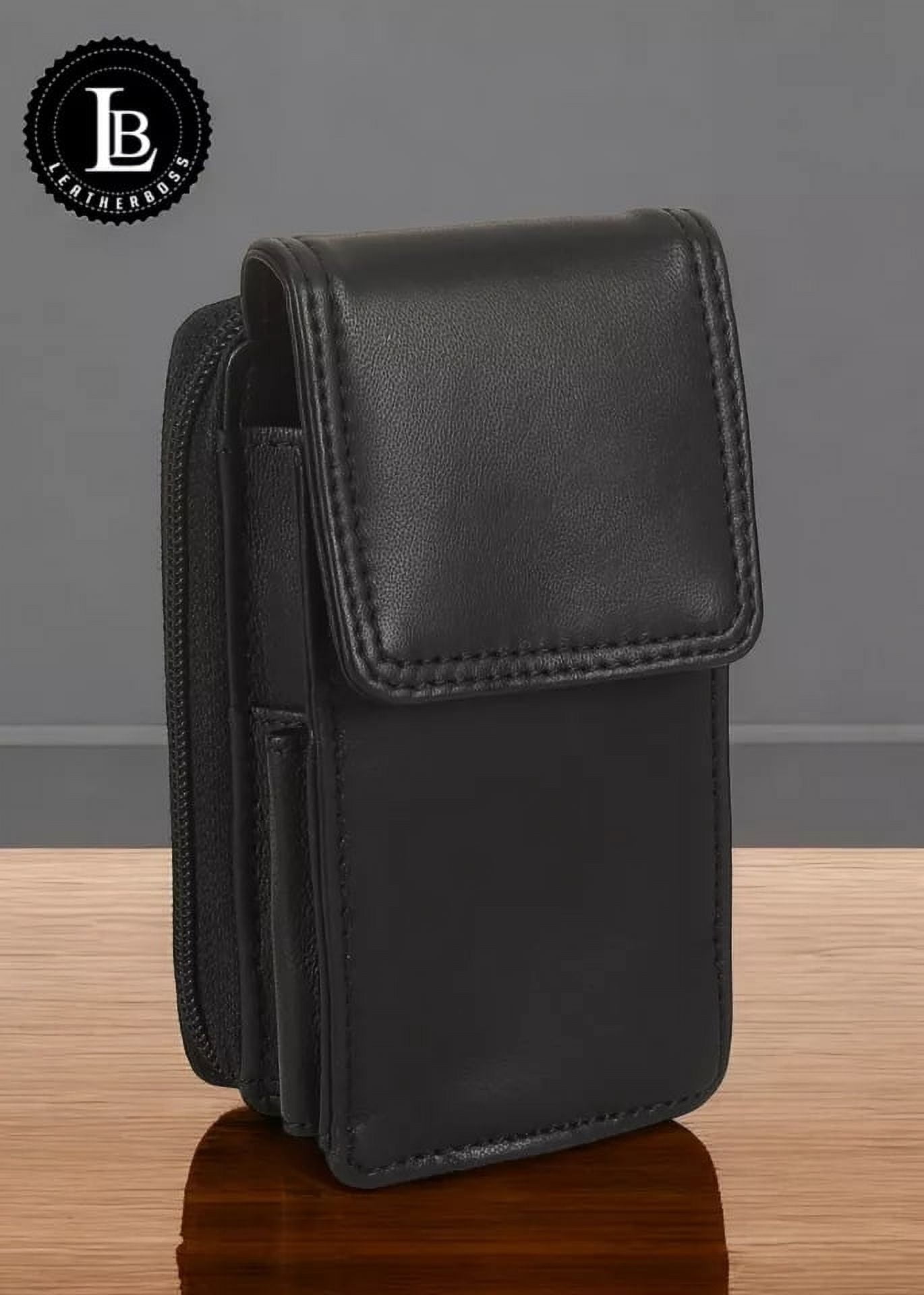 Leatherboss Cigarette Case with Lighter Holder and Wallet - Walmart.com