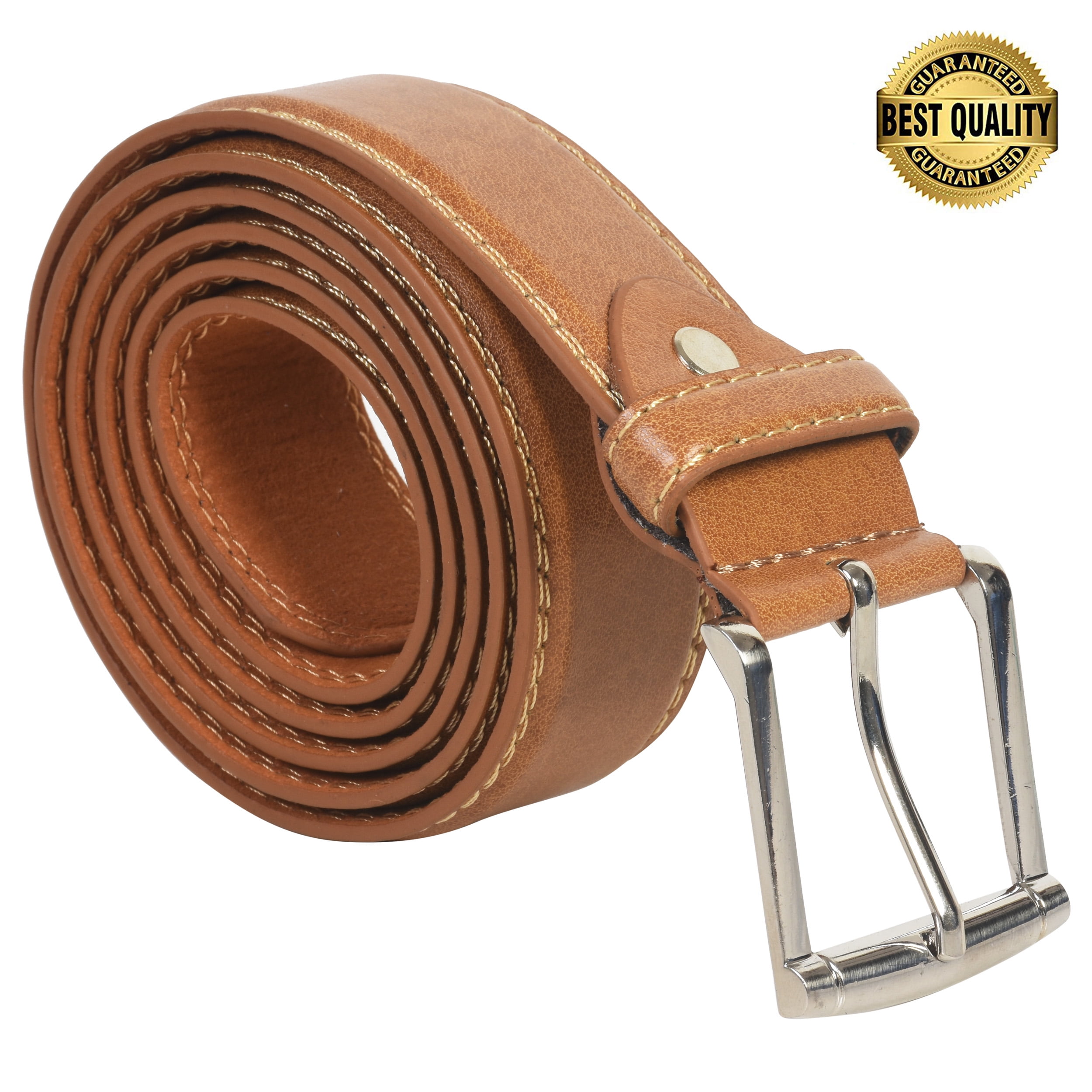 Leatherboss Designer Casual Genuine Leather Belt - Walmart.com