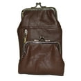 Leatherboss Genuine Leather Cigarette and Lighter Case with Twist Clasp ...