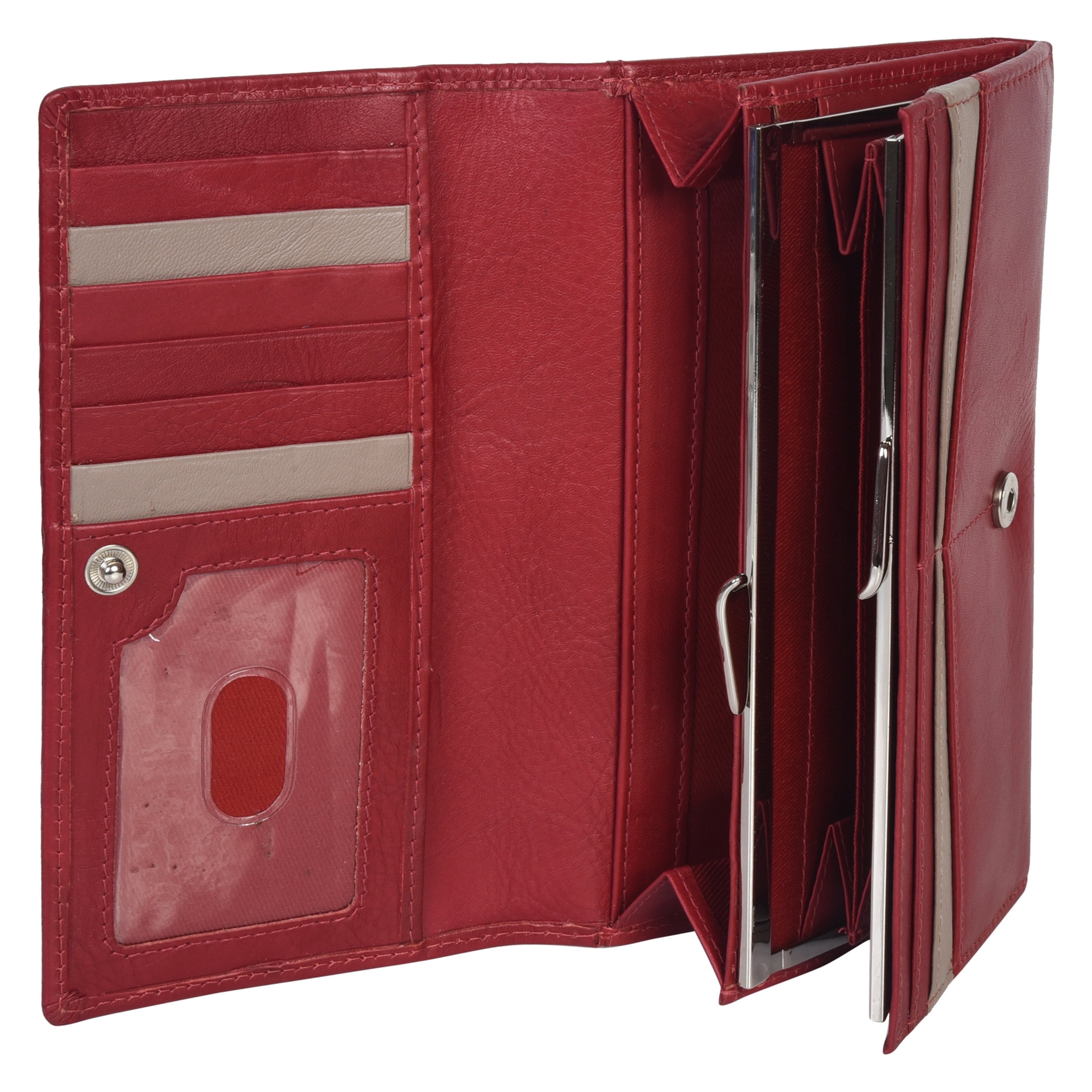 Leatherboss Genuine Leather Designer Clutch Card Holder Wallet for ...