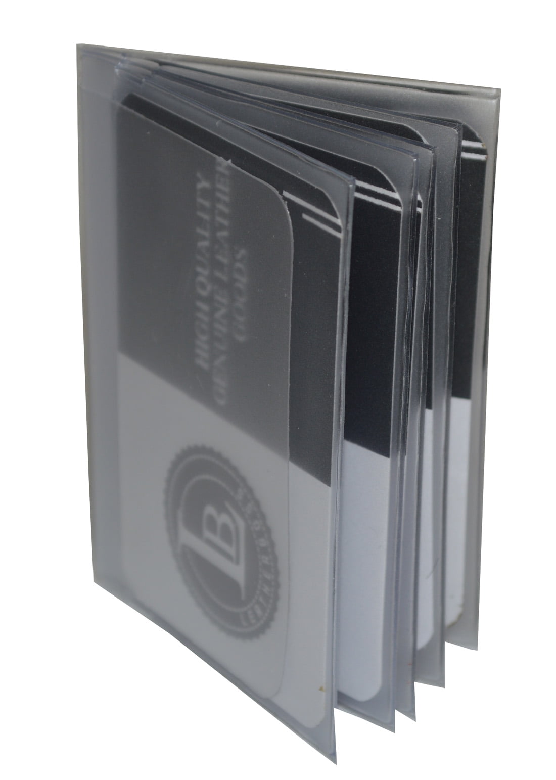 Leatherboss USA Made 6-Page Card Holder Inserts for Bifold & Trifold ...