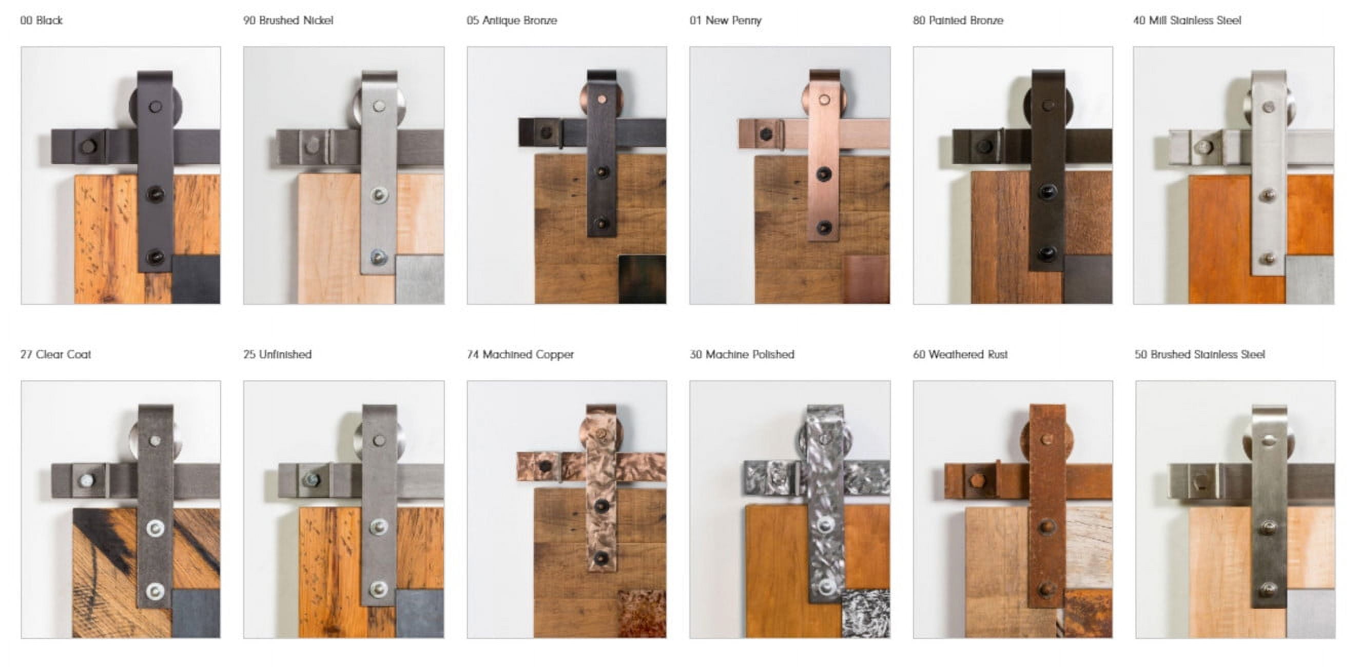 Leatherneck Hardware Fts72k2 72" Side Mounted Light Sliding Barn Door ...