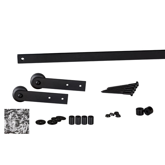 Leatherneck Hardware Fts84k3 84" Side Mounted Mini Sliding Barn Door ...