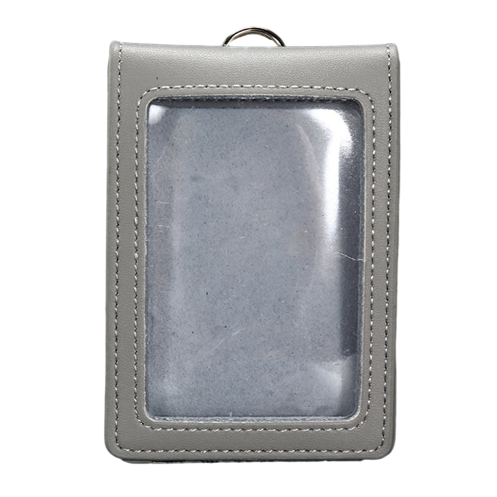 Leathers Card Case Sleeve IDs Badge Card Holder Business Card Organizer ...