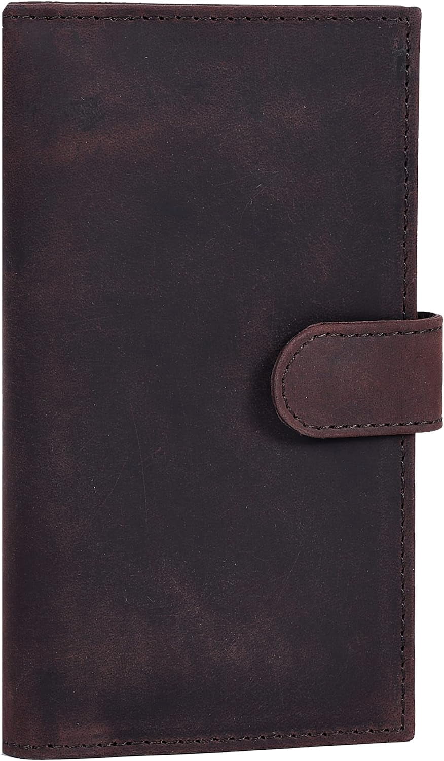 Leathers Checkbook Cover Slim Minimalist For Men with RFID Blocking ...