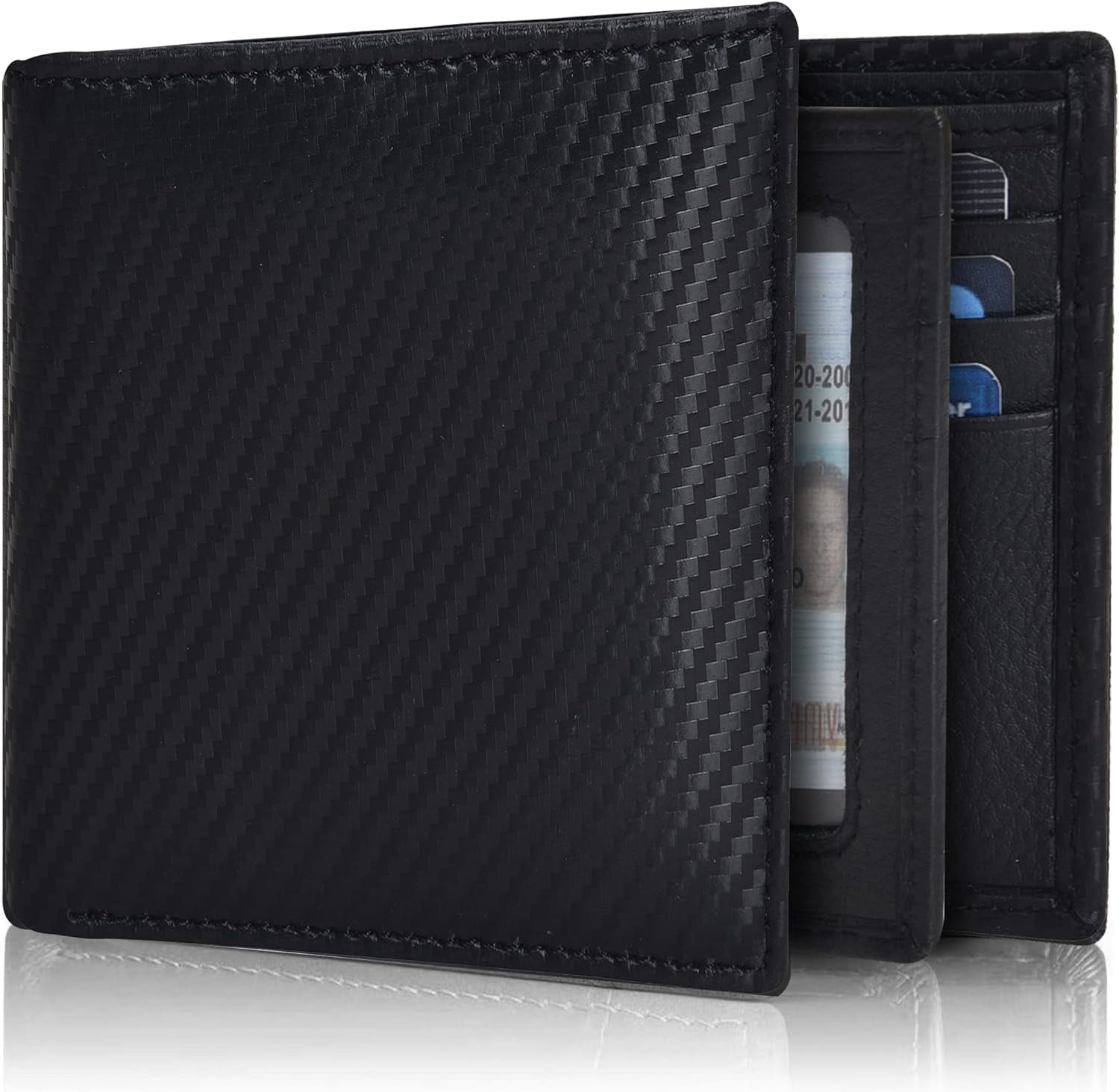 Leathers Leather Wallet for Men - RFID Bifold Wallets with 9 Credit ...