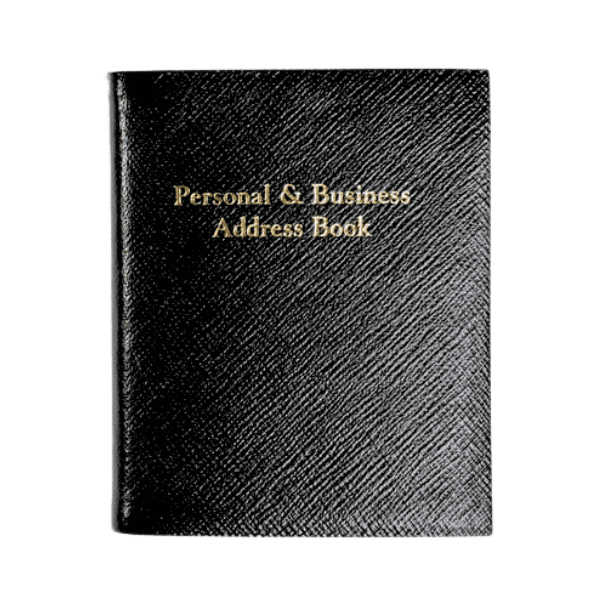 Leathersmith of London Personal & Business Address Book: 4.5 in x 5.5 ...