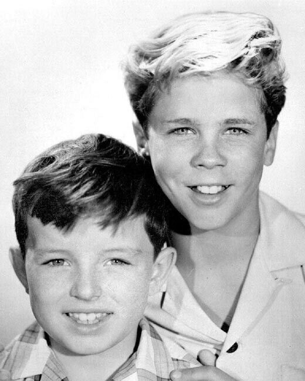 Leave It To Beaver Jerry Mathers as Beaver Tony Dow as Wally 5x7 inch ...