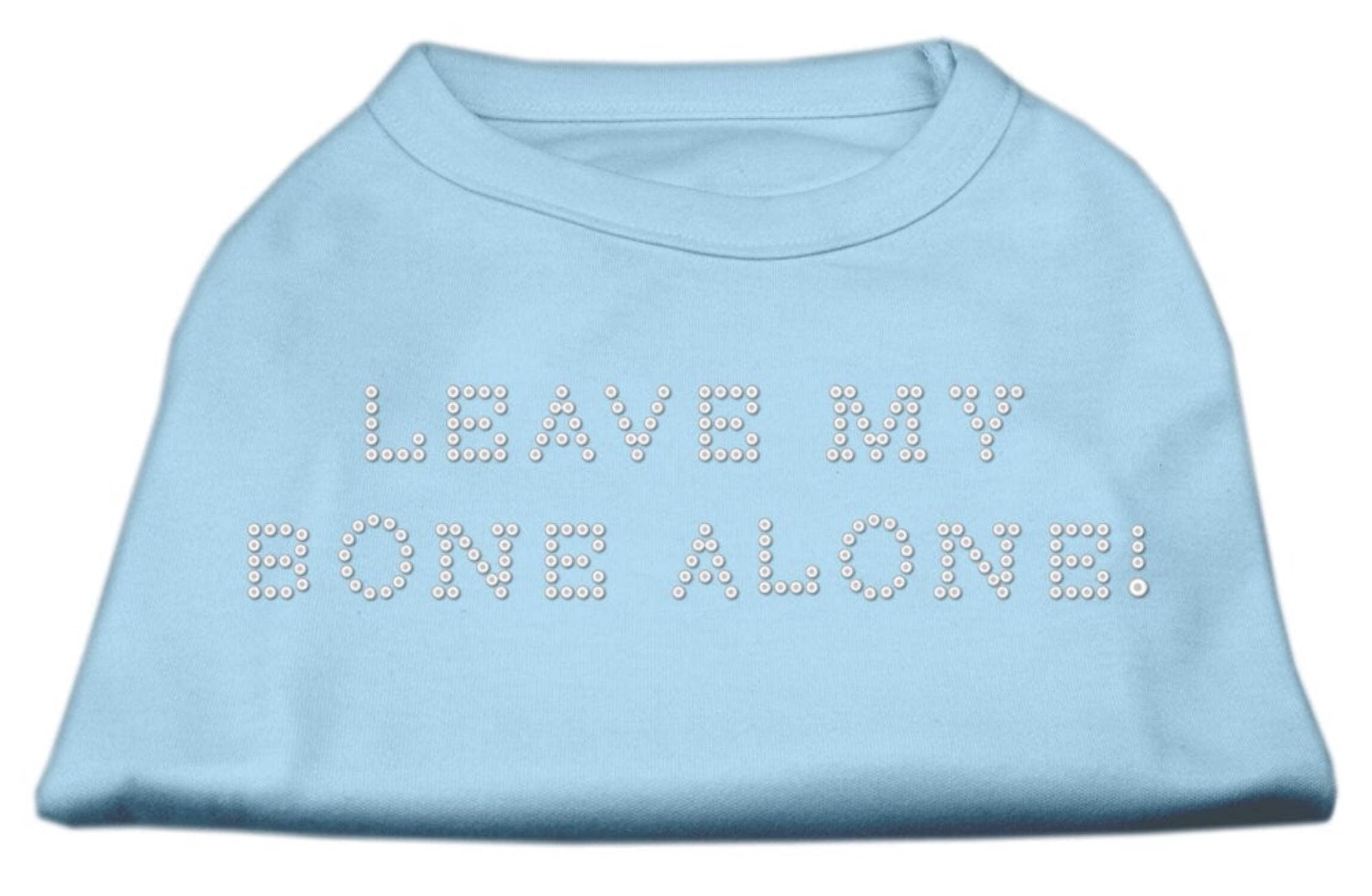 Pet Dog Cat Shirt Rhinestone, "Leave My Bone Alone!" - Walmart.com