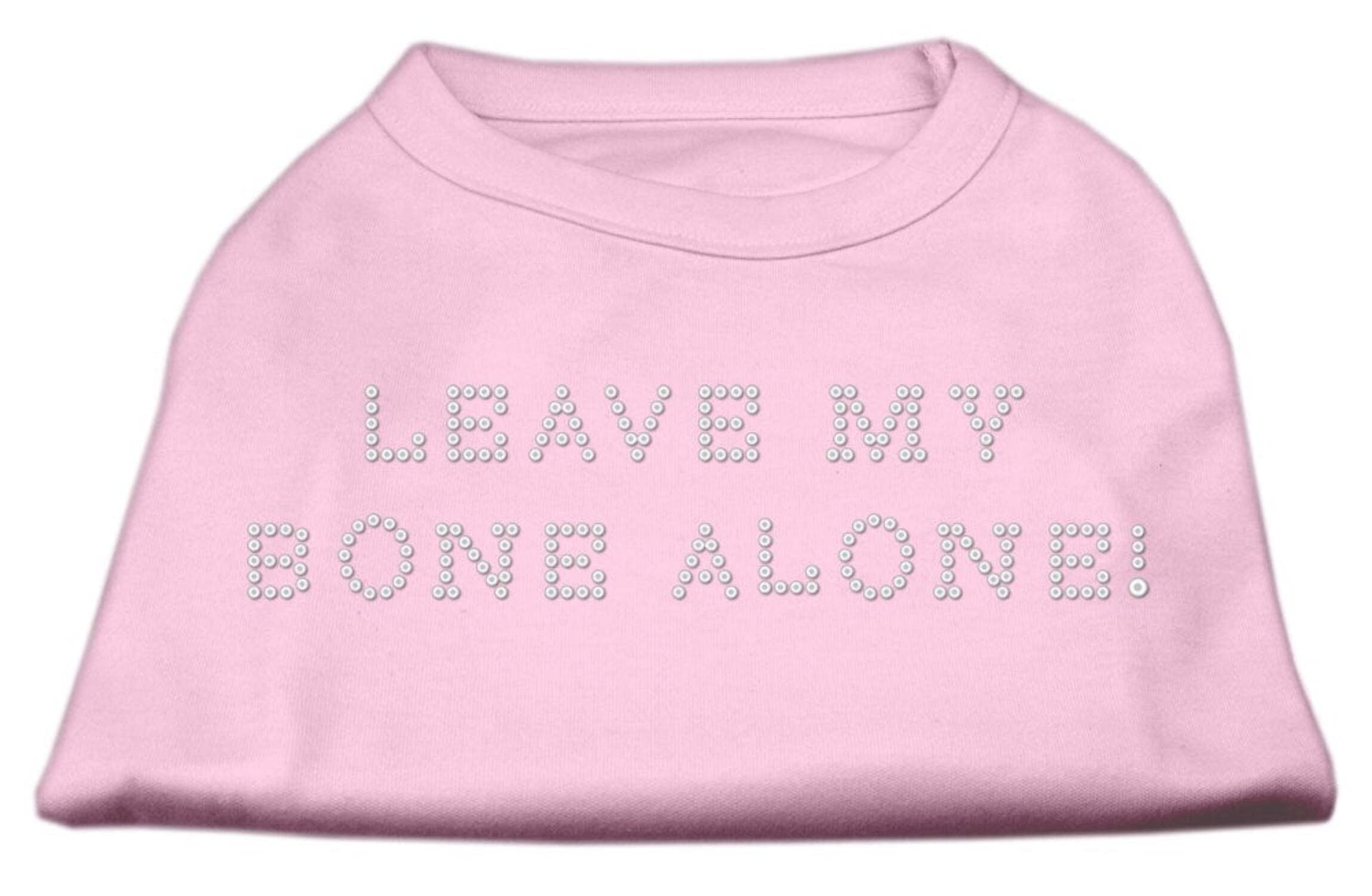 Pet Dog Cat Shirt Rhinestone, "Leave My Bone Alone!" - Walmart.com