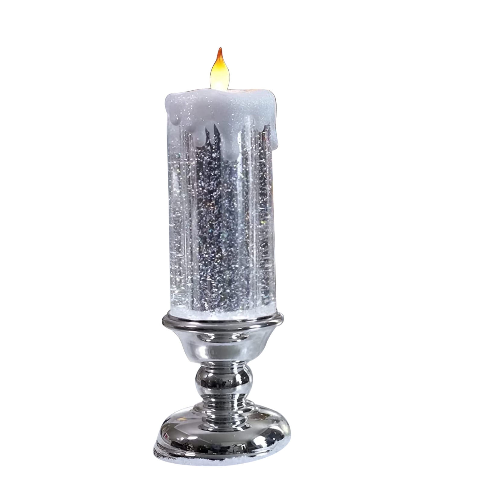 Leaveforme 1 Set Candle Light Swirling Glitter Plug And Play Waterproof ...