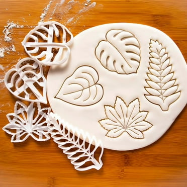 Fall Leaf Cookie Cutter Set-4 Piece-Maple Leaf, Oak Leaf, Leaf Shapes ...