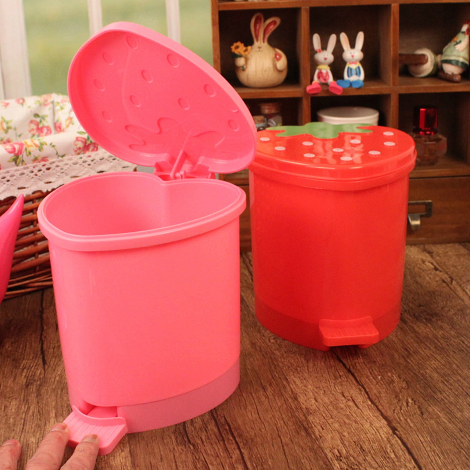 Leaveforme Trash Can Large-Capacity Good Weight Capacity Exquisite ...