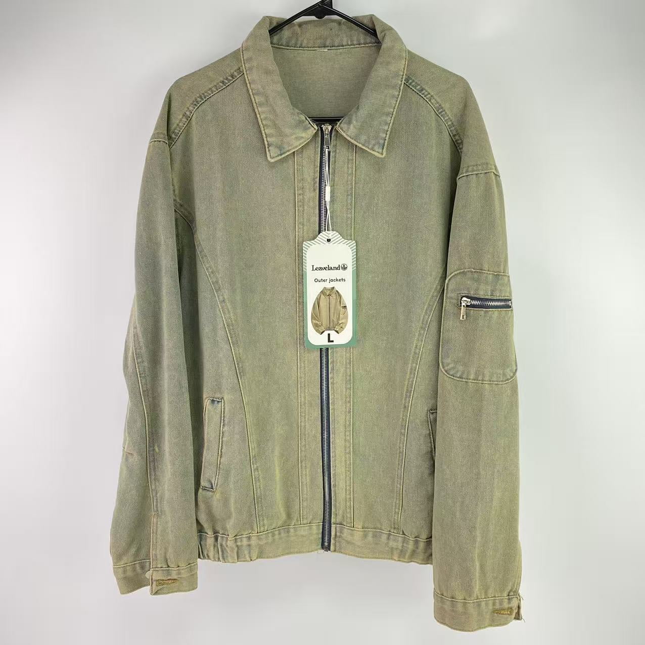 Leaveland Outer jackets,Men's Bomber Jacket Lightweight Casual Stylish ...