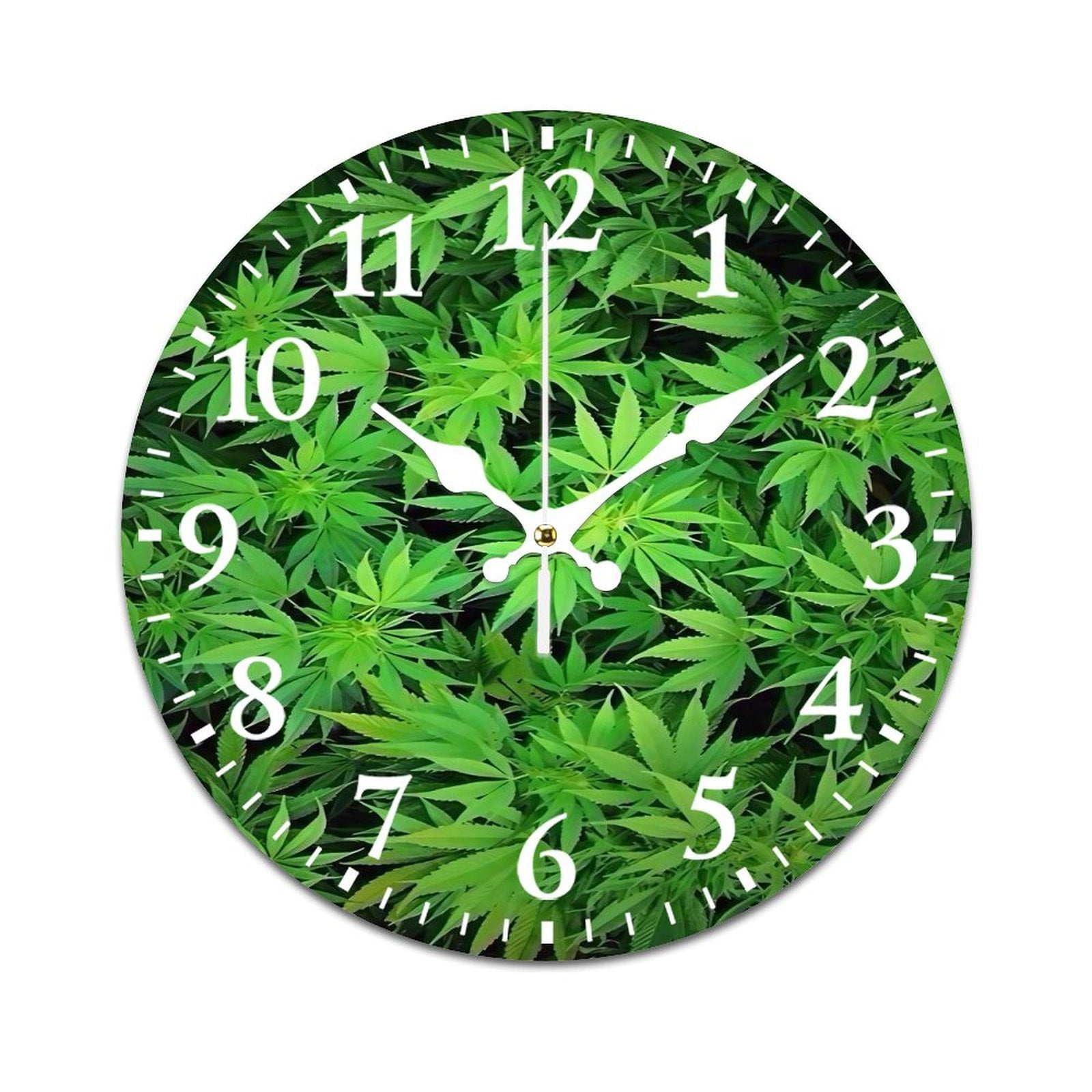 Leaves, Bud, Leaf, Tree Wall Clock Modern Design Clocks Wall Hanging Home Office School Clocks ...