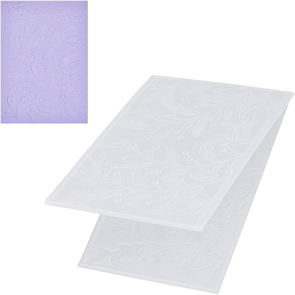 Leaves Embossing Folder Plastic Embossing Folders for Card Making ...