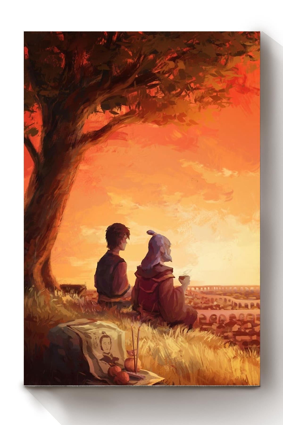 Leaves From The Vine Zuko And Iroh Poster Wrapped Poster 16 x 24 Inch ...