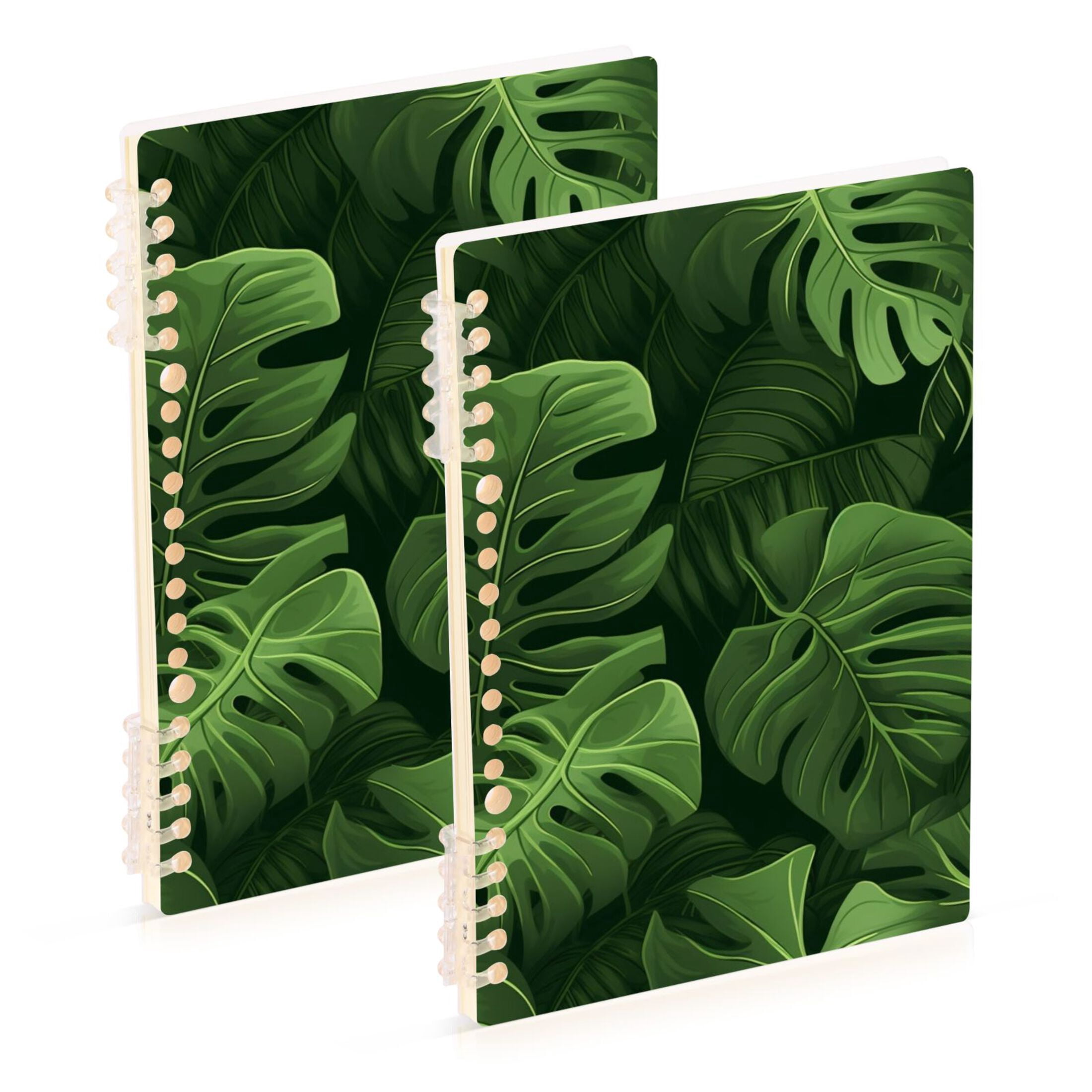 Leaves Green Ring Binder Notebook Journey Note Diary College Ruled ...