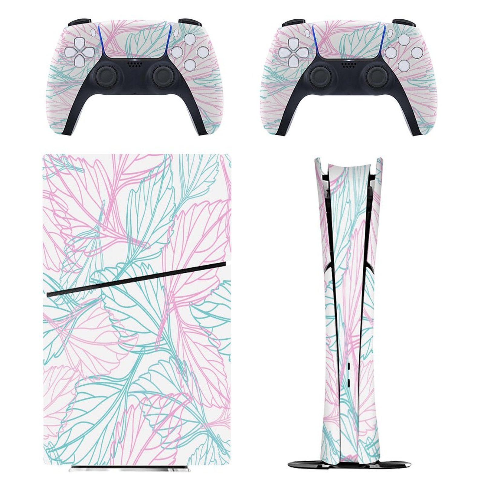 Leaves, Hand Painted, Lines, Fairies PS5/PS5 Slim Digital Disc Skin ...