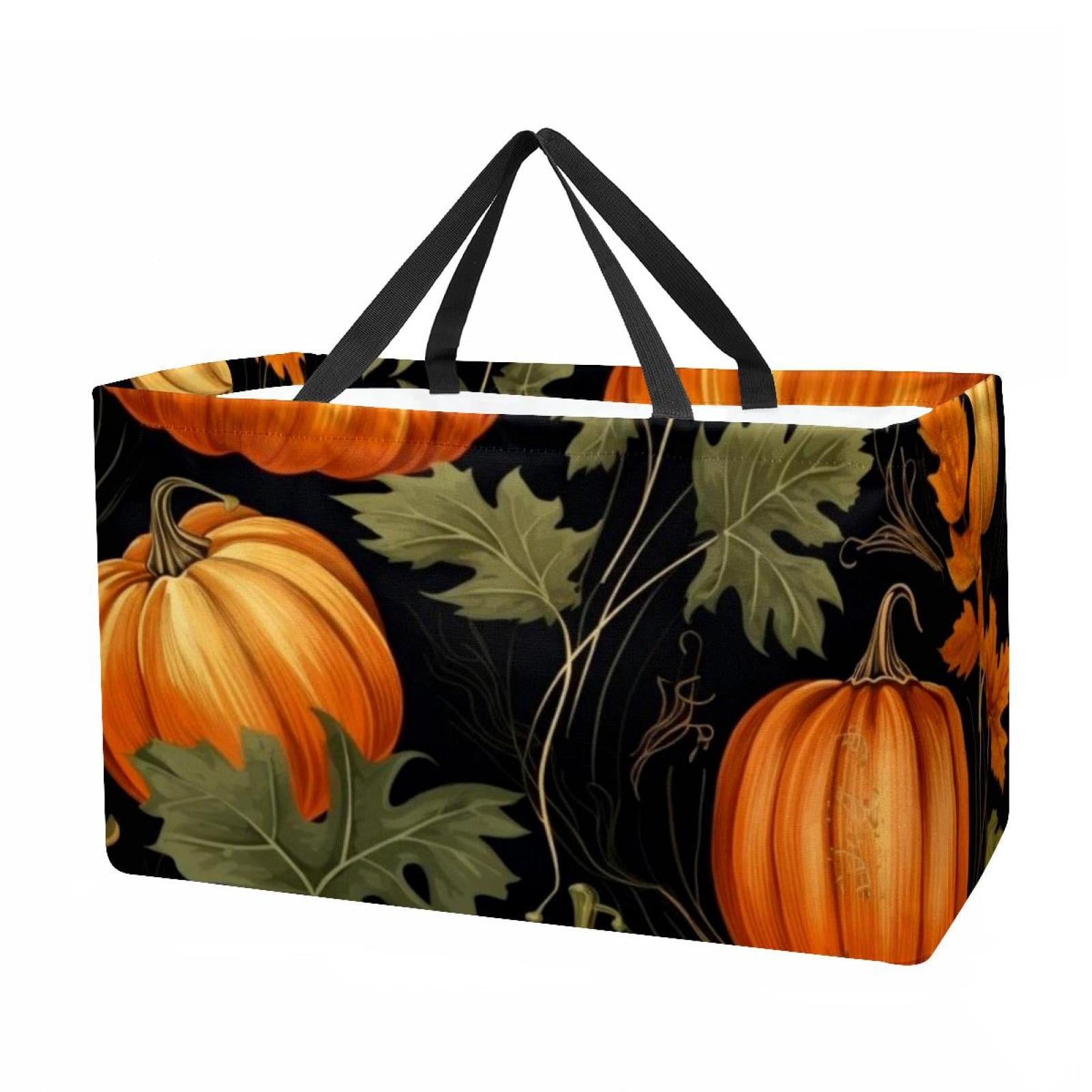 Leaves Large Capacity Collapsible Cube Organizer Tote Bag Storage Box ...