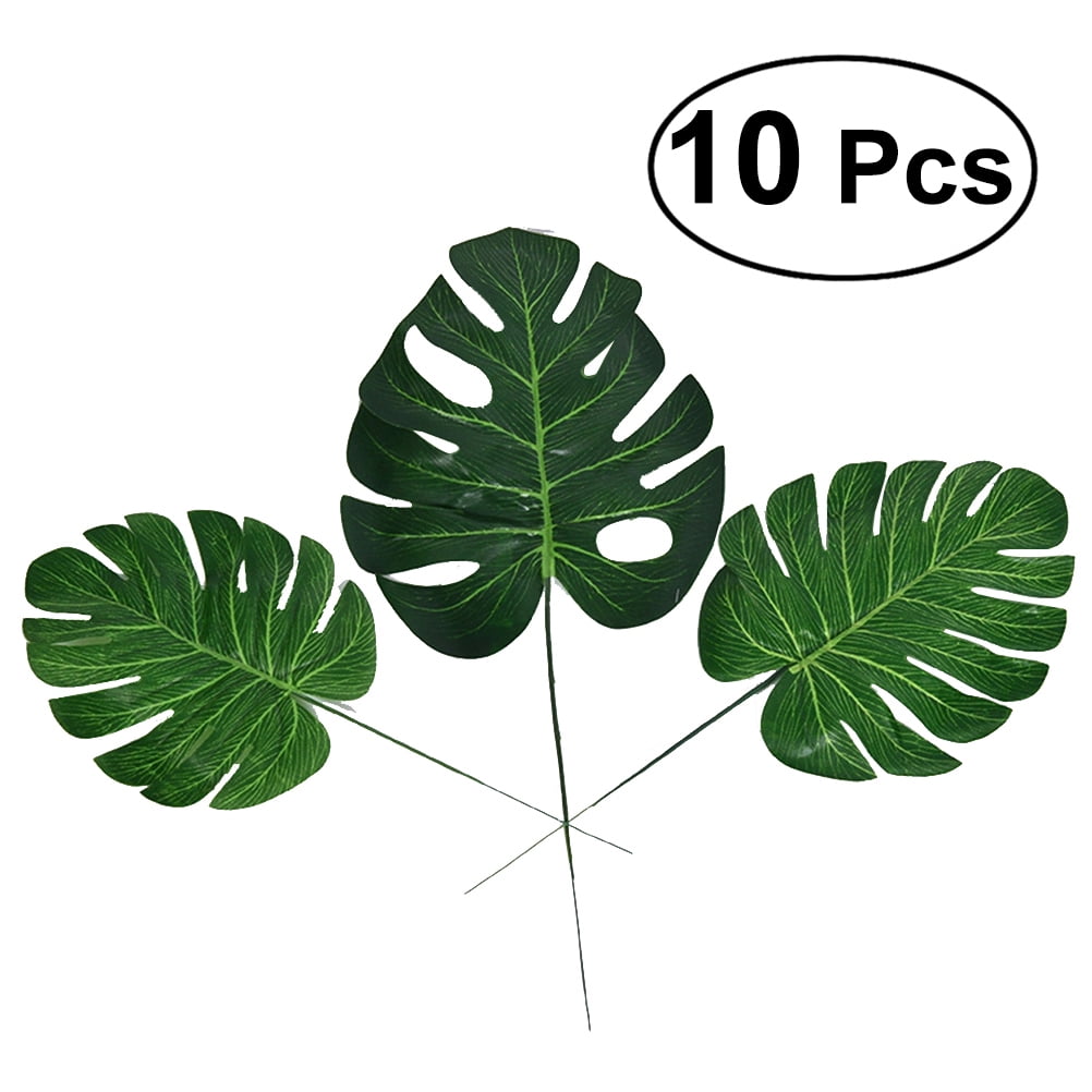 Leaves Monstera Tropical Leaf Artificial Plant Palm Decoration Tree ...