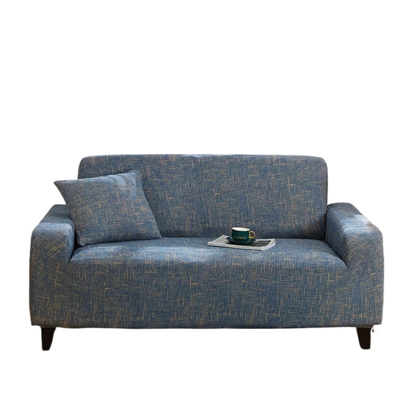 Leaves Pattern Sofa Cover Slipcovers Elastic All-inclusive Couch Case ...