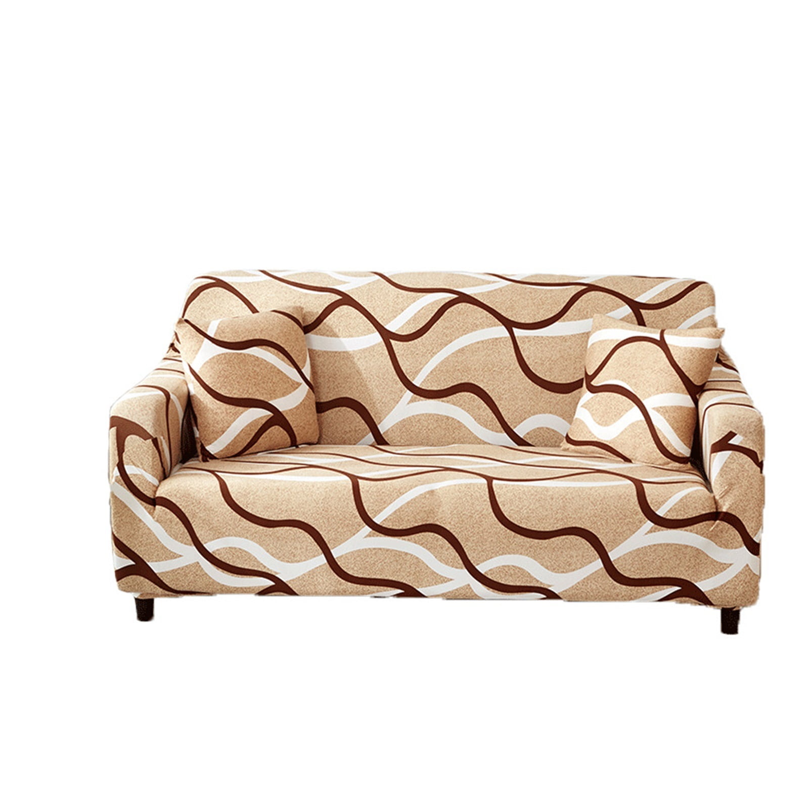 Leaves Pattern Sofa Cover Slipcovers Elastic All-inclusive Couch Case ...
