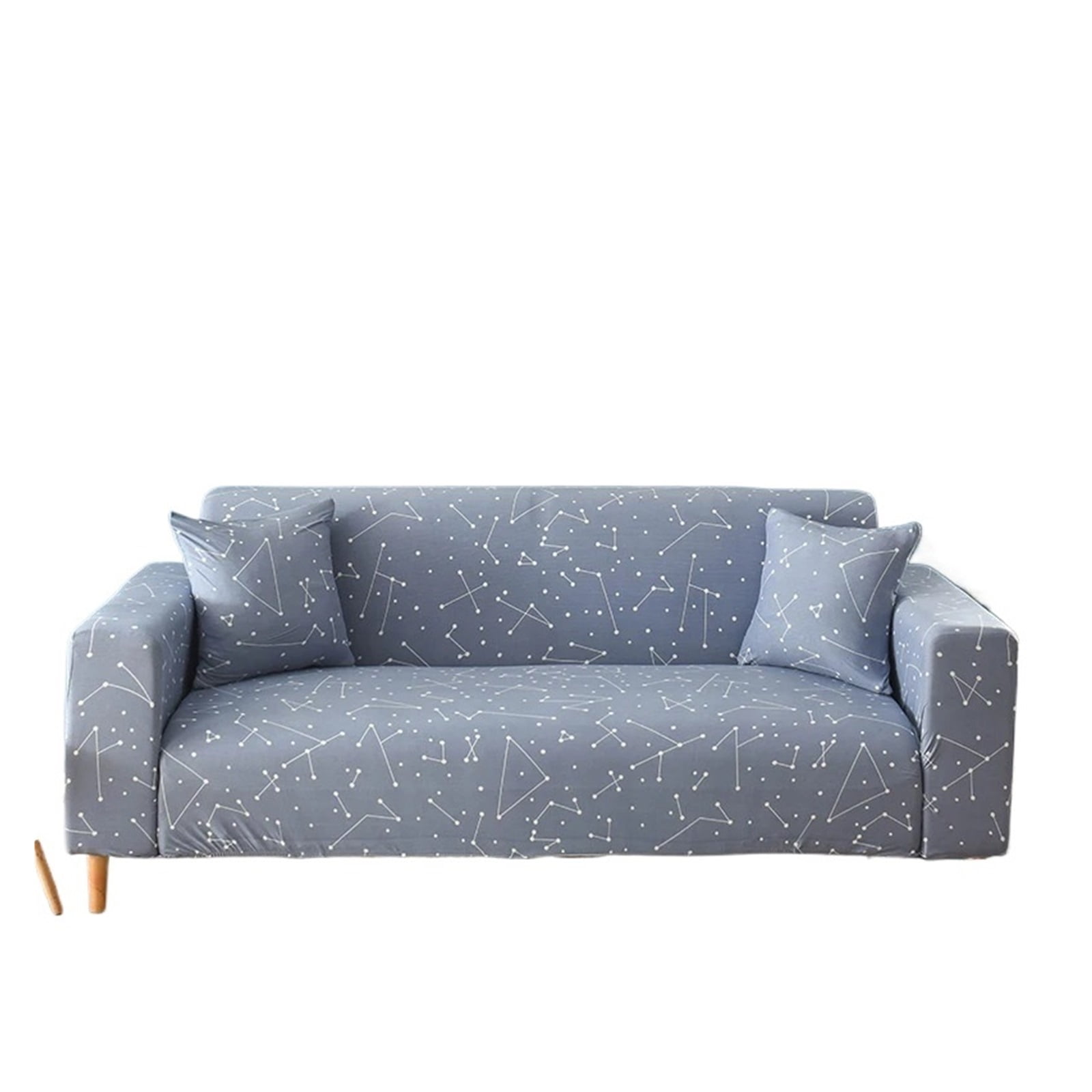 Leaves Pattern Sofa Cover Slipcovers Elastic Couch Case Fit For L Shape ...